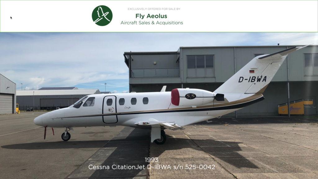 Beautiful Cessna CitationJet C525 Acquired